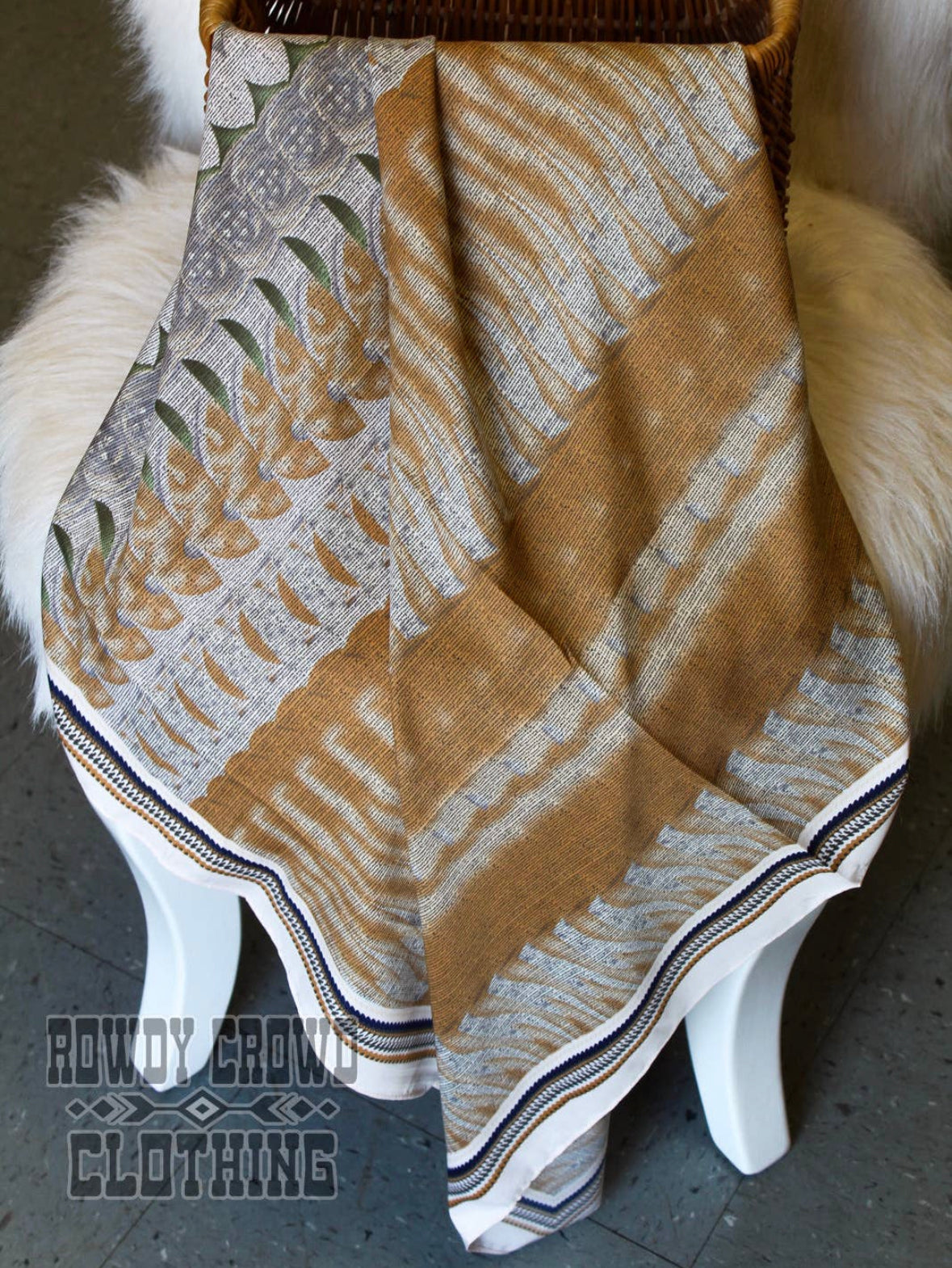 Tan wild rags – Cross H Tack & Decor